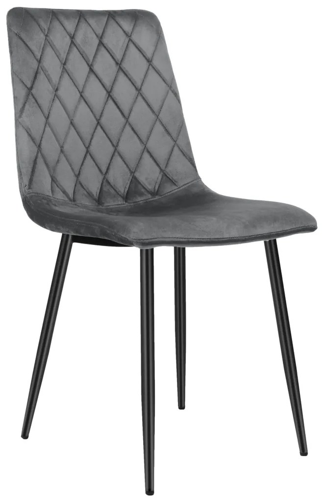 Čalouněná designová židle ForChair II grafitová