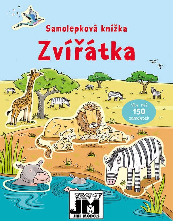 JIRI MODELS Samolepková knížka Zvířátka 1