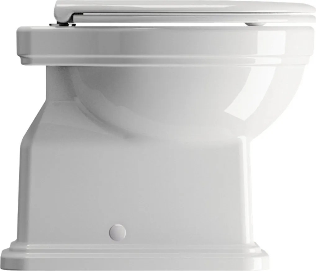 GSI CLASSIC retro WC mísa stojící, 37x54cm, spodní odpad, bílá ExtraGlaze 871011