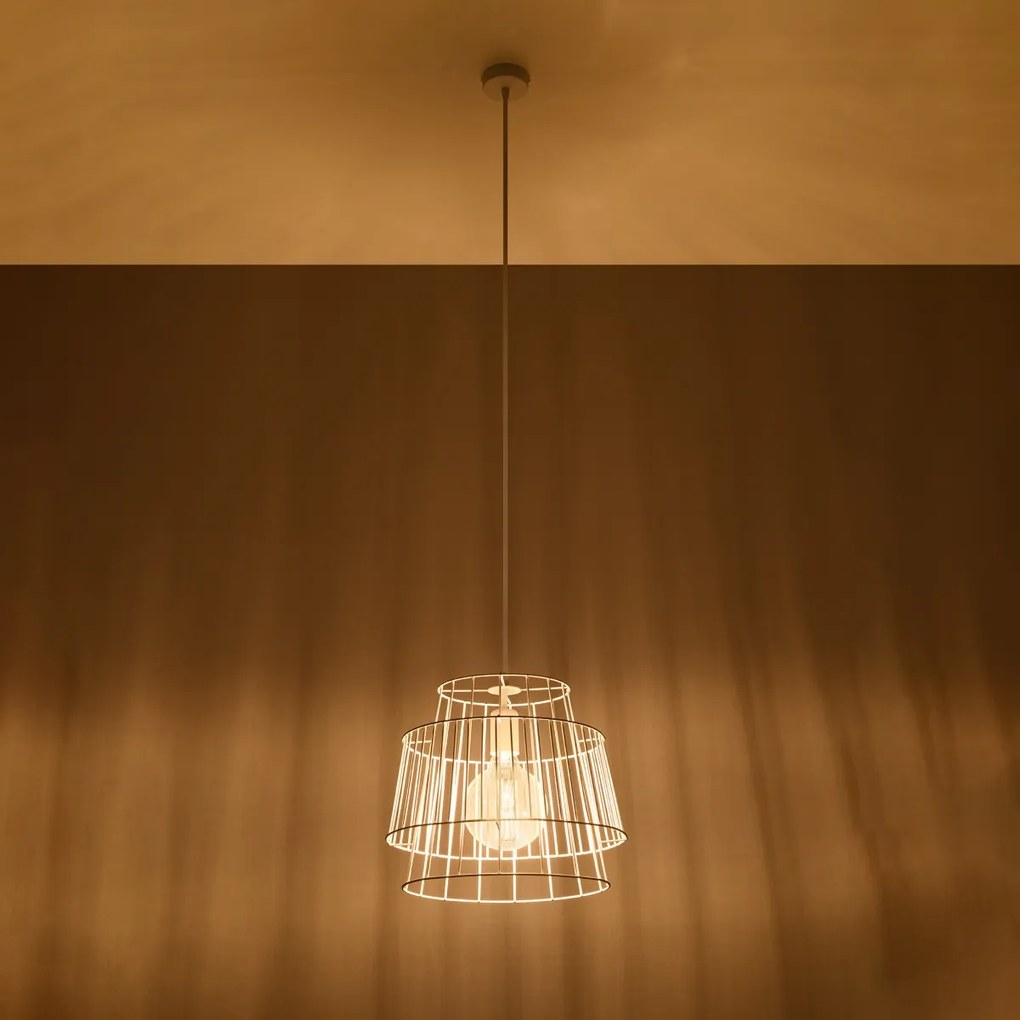 Sollux Lighting Závěsné svítidlo GATE bílé