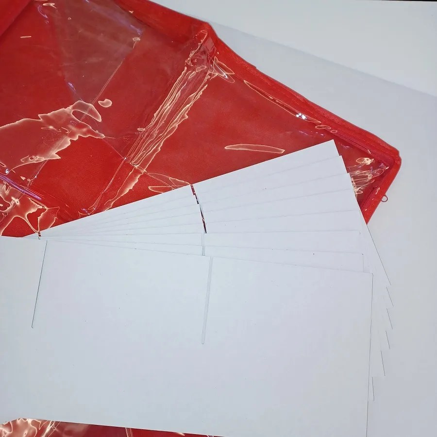 Objemová taška na 18 ks 20 cm vánočních koulí, 61 × 61 × 41 cm