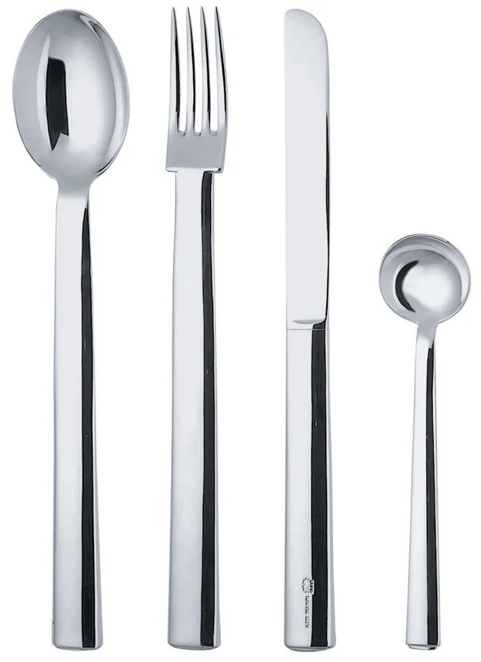 Alessi designové příborové sety Rundes Modell (24 kusů, set pro 6 osob)