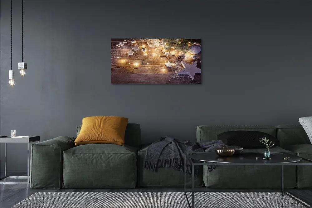 Obrazy na plátně Cetky kuželů deska světel 100x50 cm