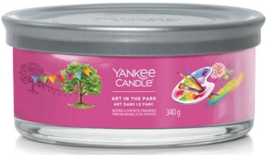 Yankee Candle vonná svíčka Signature Tumbler 5 knotů Art in the Park 340 g