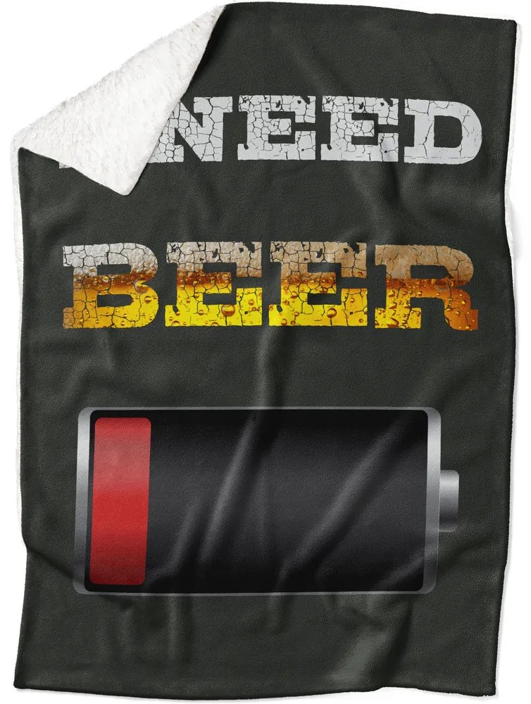 Deka I need beer (Podšití beránkem: ANO)