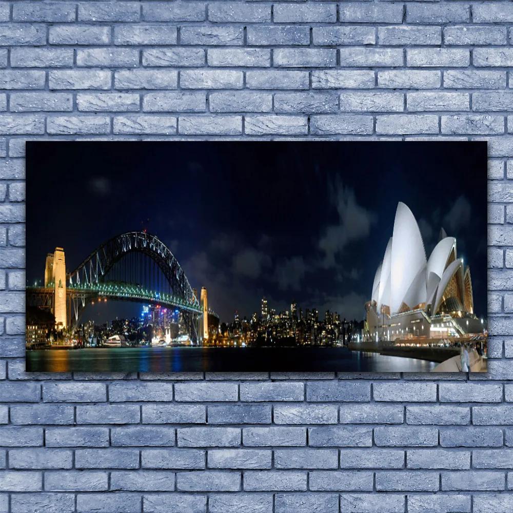 akrylový obraz Sydney Most Architektura 120x60 cm