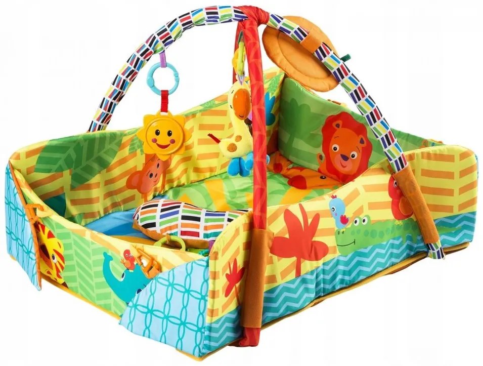 ECOTOYS Hrací podložka pro kojence Eco Toys - veselý cirkus
