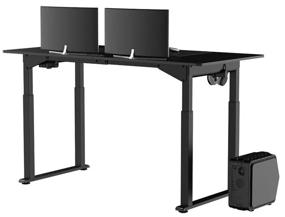 Lama Plus Elektricky výškově nastavitelný stůl UPLIFT — 160 cm, černá