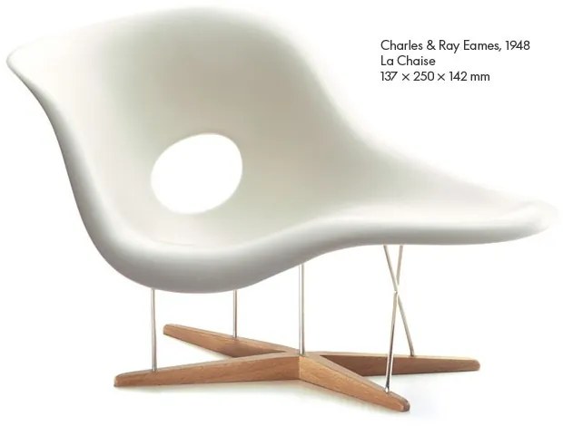 Vitra designové miniatury La Chaise