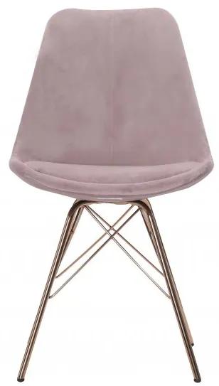 Jídelní židle 2 ks IKAROS Dekorhome Růžová