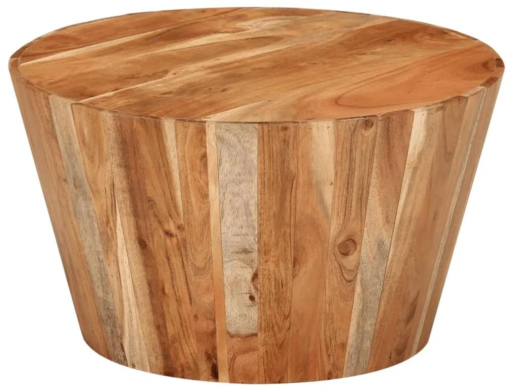 Konferenční stolek Ø 52 x 30 cm masivní akáciové dřevo,  353891