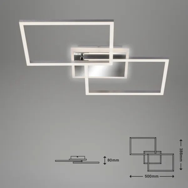 Brilo - LED Stmívatelný přisazený lustr FRAME 2xLED/20W/230V 2700-6500 + DO