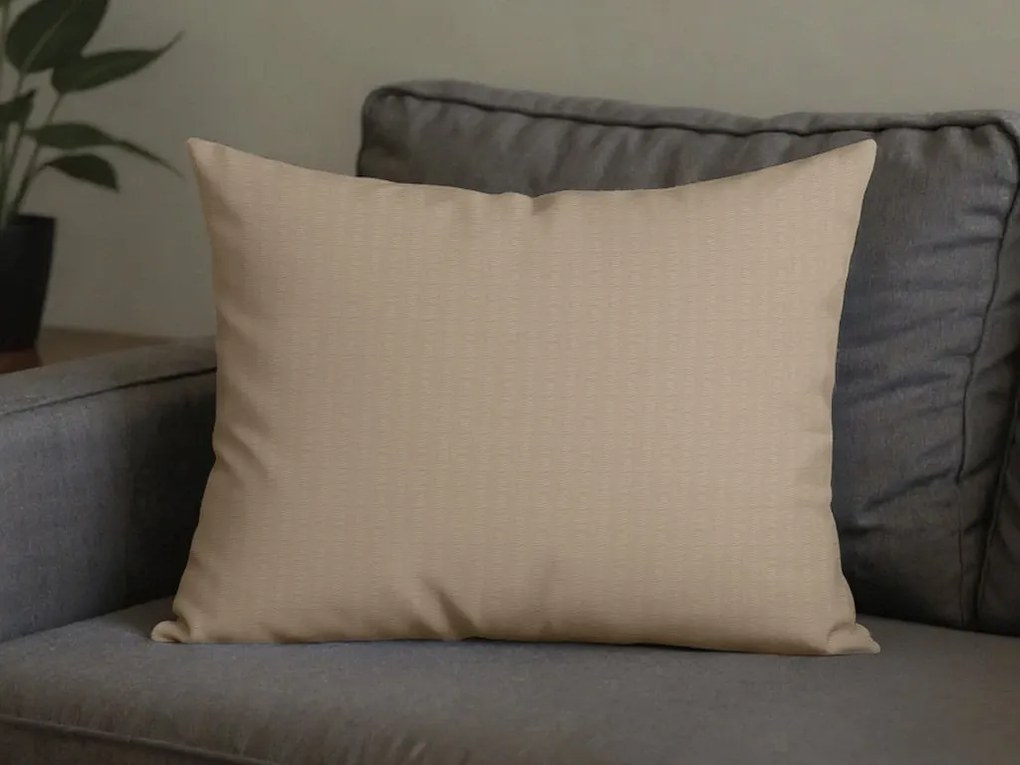 Krepový povlak na polštář DENYX BLEND 70x90 cm světle hnědý