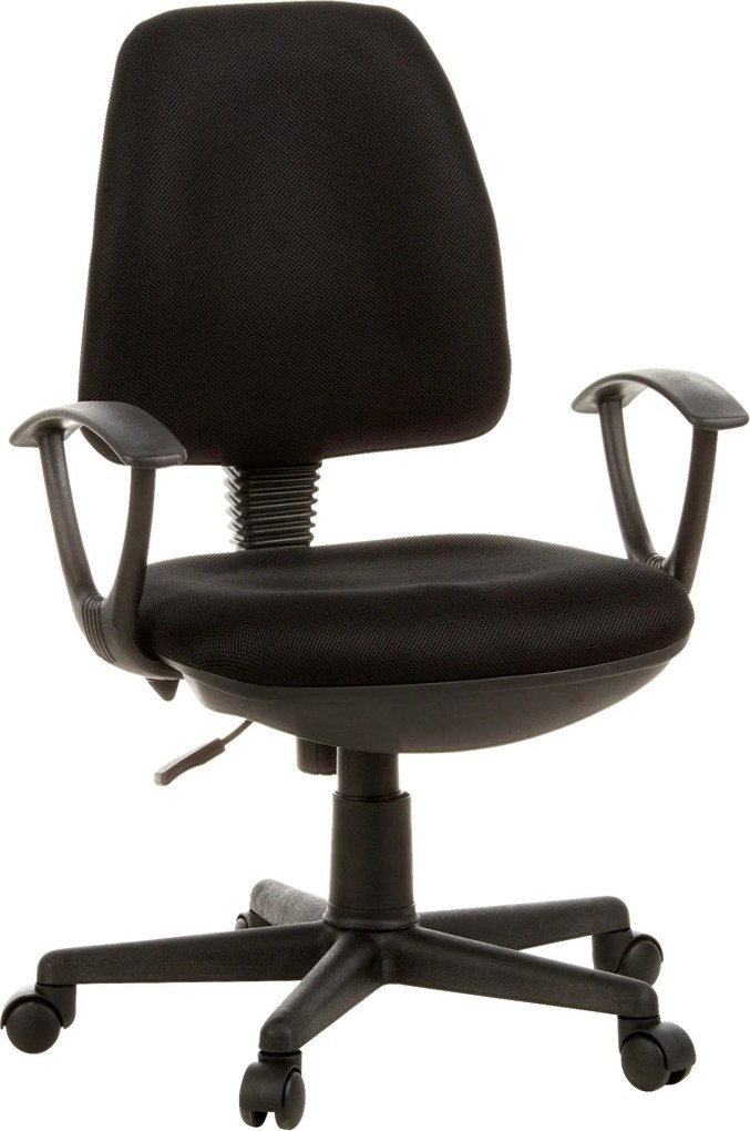 XXXLutz OTOČNÁ ŽIDLE, síťovina, černá MID.YOU - Online Only kancelářské židle - 001918004301