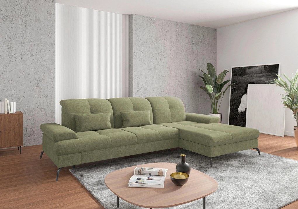 XXXLutz ROHOVÁ SEDAČKA, textil, světle zelená Sit & More - Sedací soupravy - 000144009921