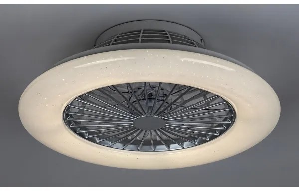 Rabalux - LED Stmívatelné stropní svítidlo s ventilátorem LED/30W/230V + DO