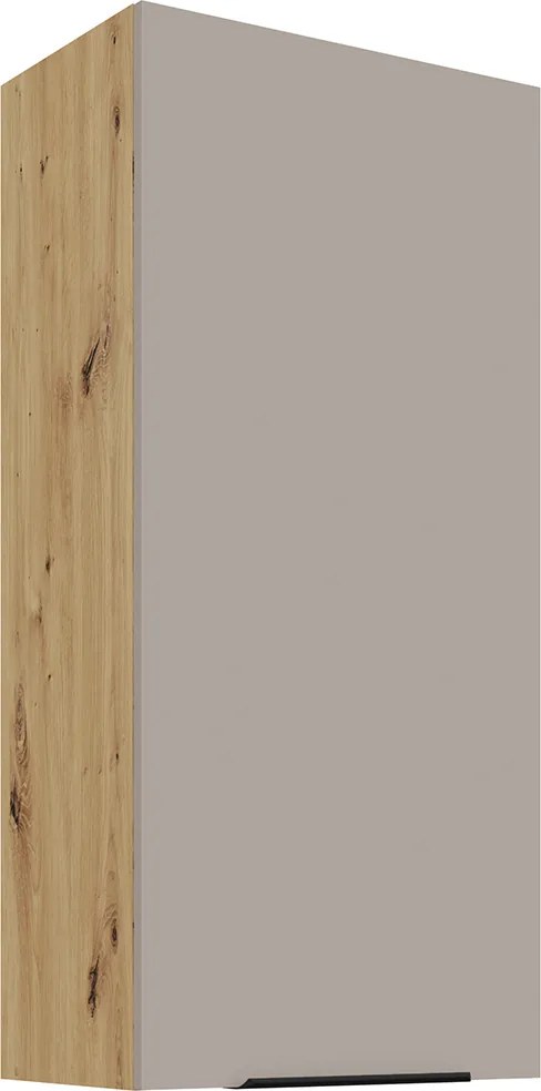 ARIA li | horní skříňka 50 G-108 1F policová | 50 cm | EXTRA VYSOKÁ | ANTI FINGERPRINT povrch | artisan/béžová