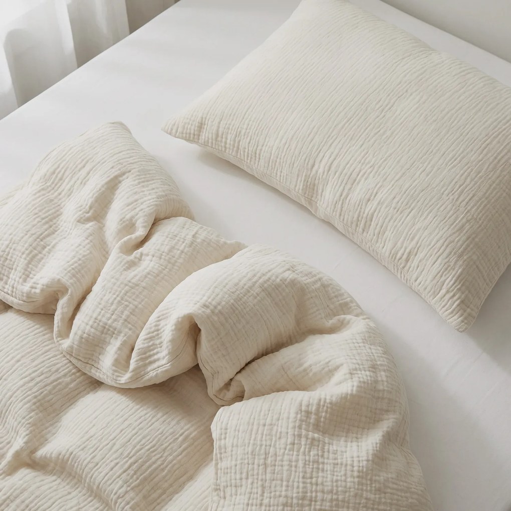 Mušelínové povlečení Linen Velikost: 140 x 200 + 70 x 90