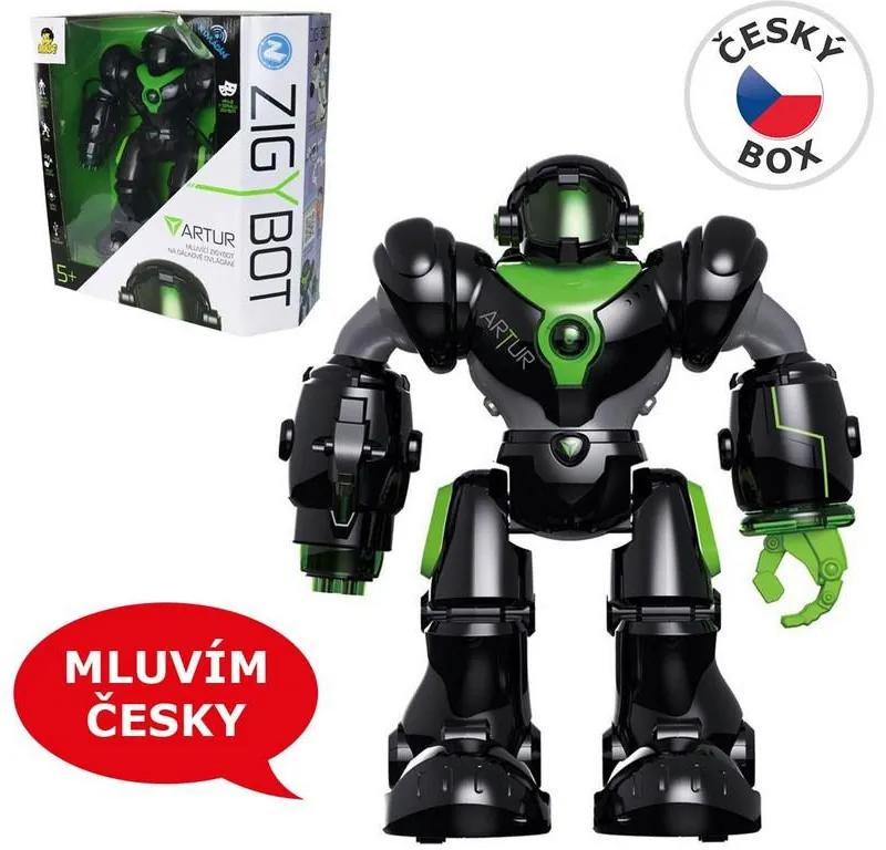 Zigybot Robot Artur mluví v češtině 35 cm