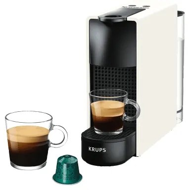 Krups - Kávovar na kapsle NESPRESSO Essenza mini 1310W/230V bílá