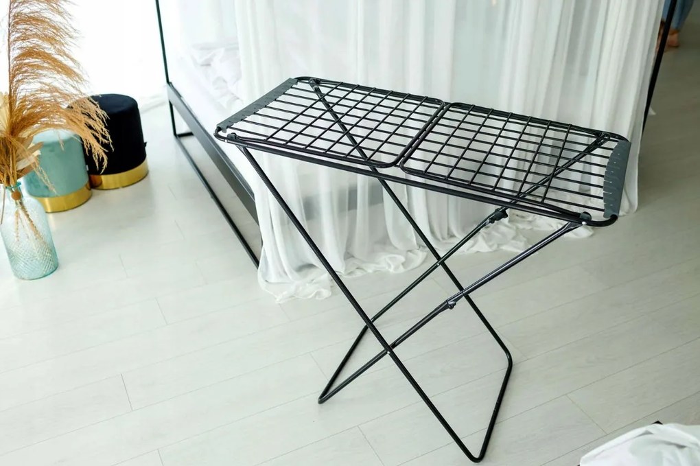 Erga Model 200 Black, rozkládací sušák na prádlo 178x55x106 cm, černá, ERG-SEP-10SUSSTO20BLA