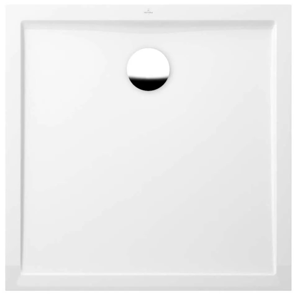 Villeroy & Boch Futurion Flat - Sprchová vanička, 90x90 cm, Quaryl, alpská bílá UDQ0900FFL1V-01