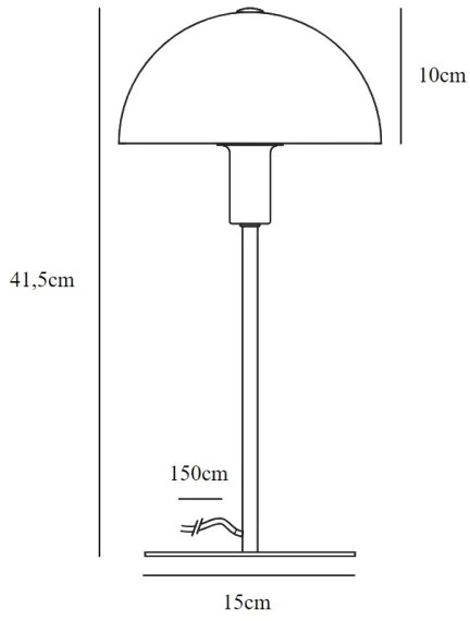 Nordlux - Stolní lampa ELLEN 1xE14/40W/230V zlatá/bílá