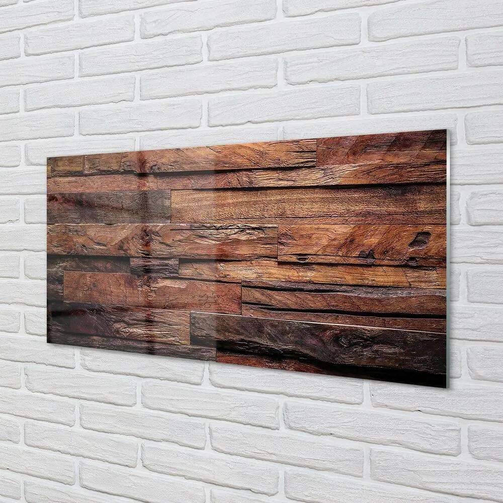 Obraz na skle Dřevo textury obilí 140x70 cm