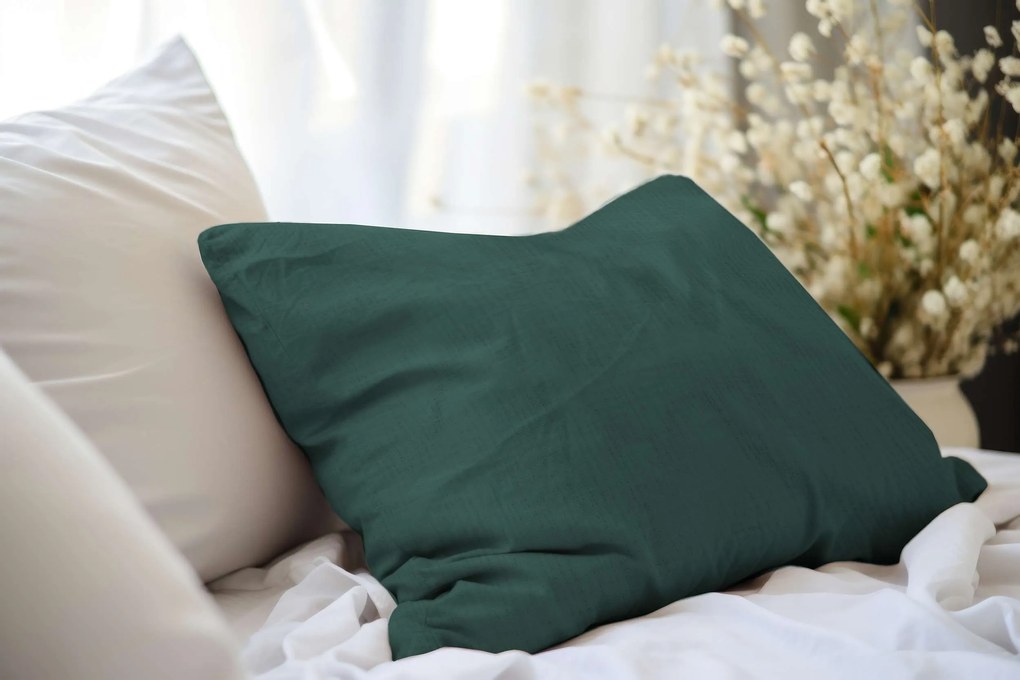 Mušelínový povlak na polštářek Malachite Velikost: 70 x 90