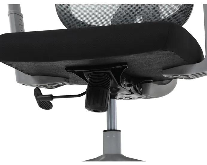 Autronic Kancelářská židle KA-K2081 Barva opěráku: Šedá