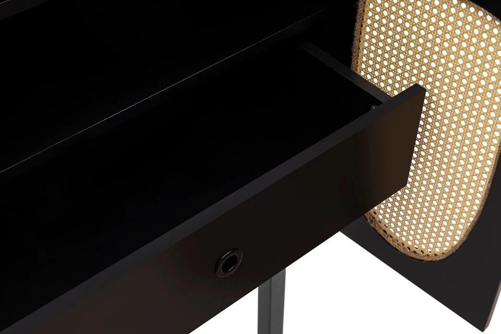 Kalune design Příborník SIMONA černý