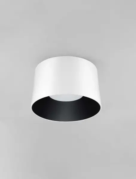 LED bílo-černé moderní stropní svítidlo Atil