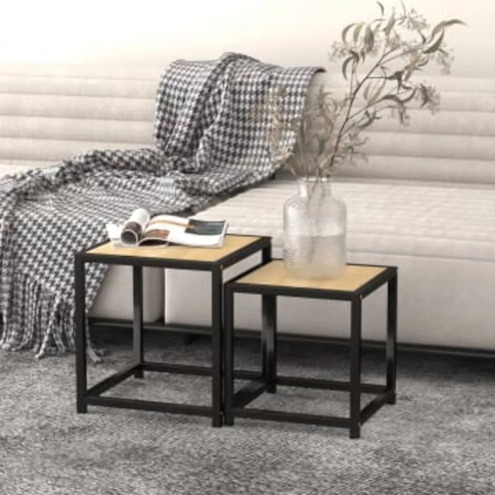 Čajové stolky 2 ks MDF dub sonoma 331657