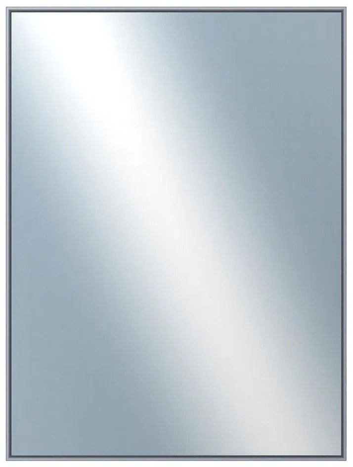 DANTIK - Zarámované zrcadlo - rozměr s rámem cca 60x80 cm z lišty Hliník platina | P02-019 (7002019)