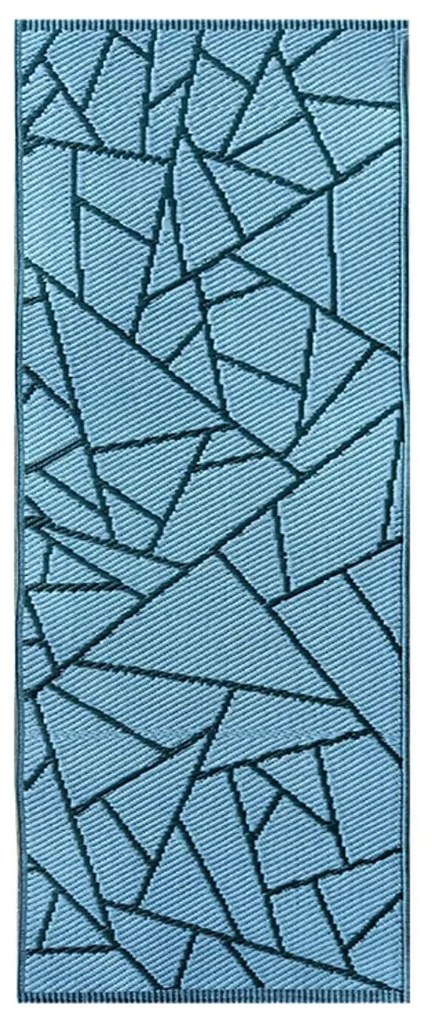 Koberec Hallie, 68x125,5 cm, modrá