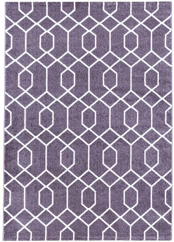 Koberce Breno Kusový koberec EFOR 3713 Violet, Fialová, Vícebarevné, 200 x 290 cm
