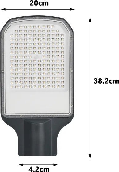 Brilagi - LED Venkovní pouliční lampa URBANLIGHT LED/100W/230V antracit IP65