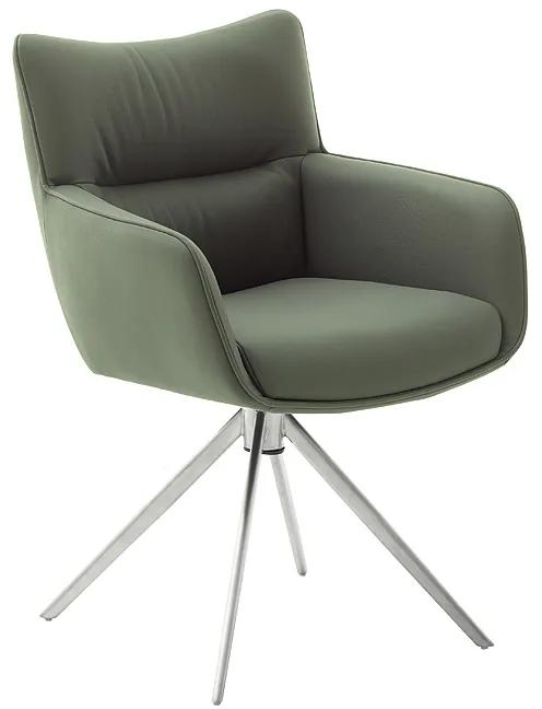 Jídelní židle s loketní opěrkou Limone 2E Barva: Olivová