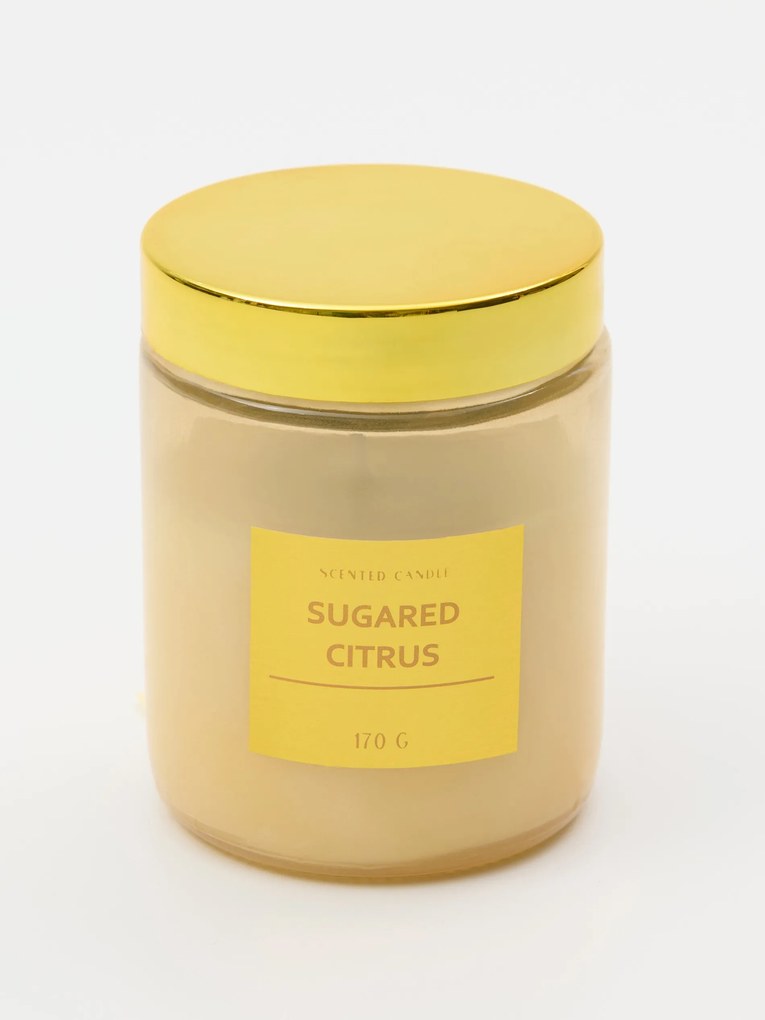 Sinsay - Vonná svíčka Sugared Citrus - jantarová