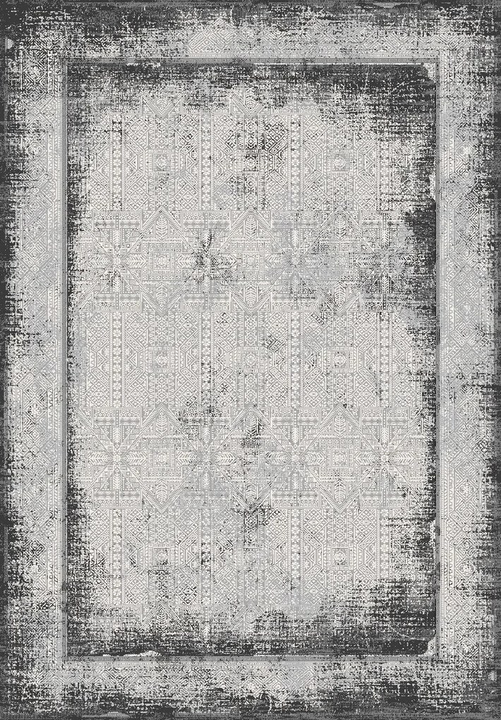 BE Koberec Deluxe 9090 GREY - šedý obdélníkový Rozměr: 60x100 cm