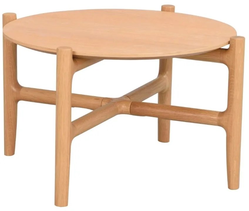 OnaDnes -20% Dubový konferenční stolek ROWICO HOLTON 55 cm