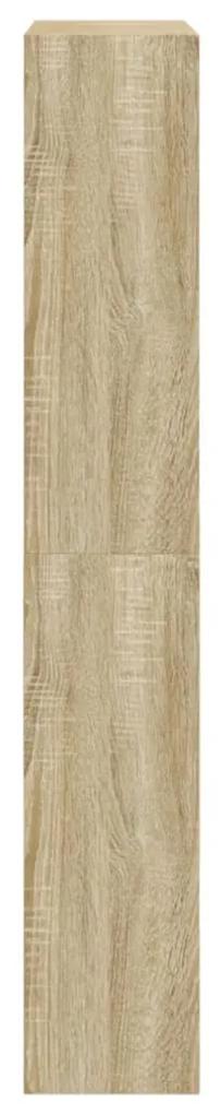 Botník dub sonoma 80 x 21 x 125,5 cm kompozitní dřevo