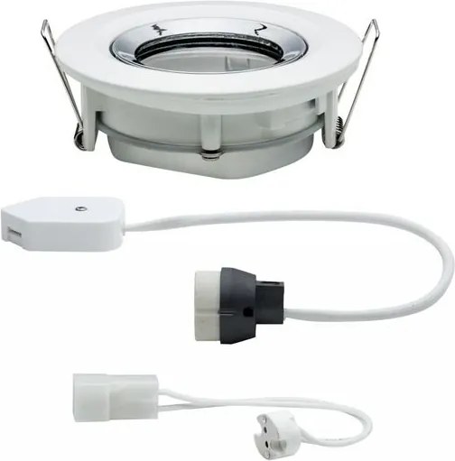 P 93663 Zápustné svítidlo Nova IP65 kulaté max. 35W bílá / chrom 1ks výklopné - PAULMANN