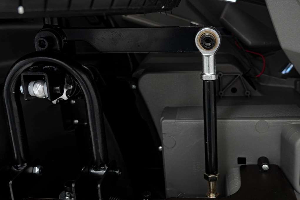 Ramiz Elektrické auto Lamborghini Aventador SV pro 2 děti Modré + Bezkartáčový motor + Nafukovací kola + LED audio