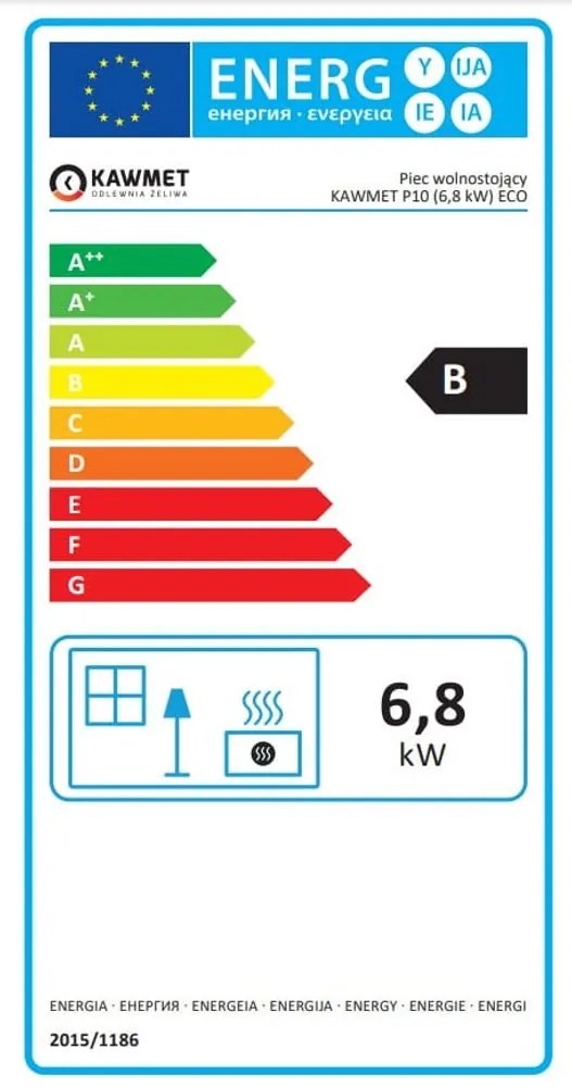 KAWMET Krbová kamna KAWMET P10 ECO