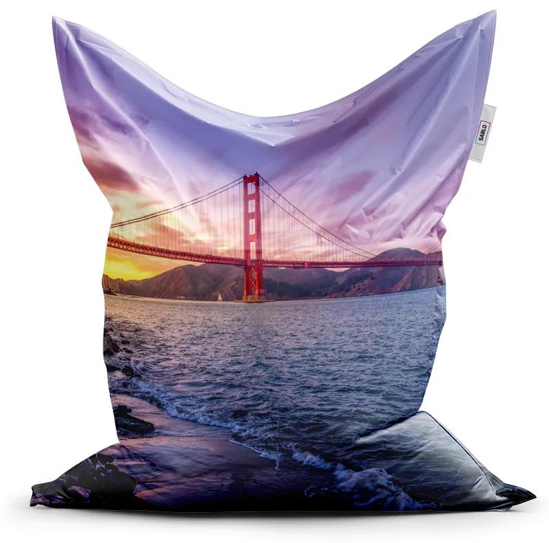 Sablio Sedací vak Classic Golden Gate 5 - 150x100 cm