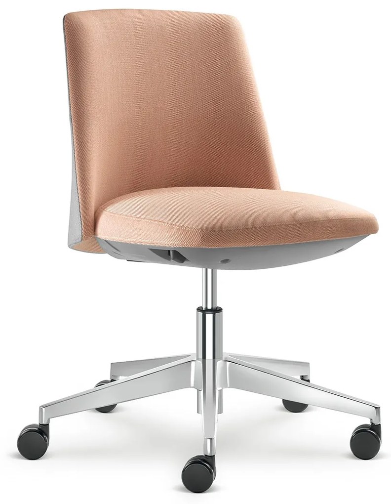 LD SEATING Kancelářské křeslo MELODY DESIGN 775-FR-N6, kříž hliník leštěný