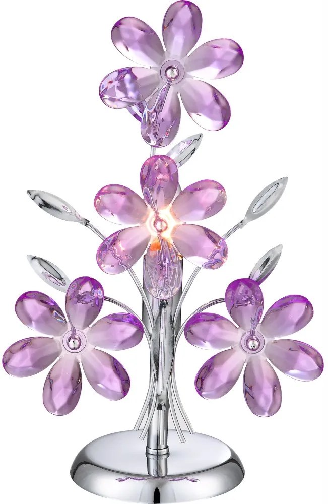 GLOBO Stolní lampička designová designové PURPLE 5146