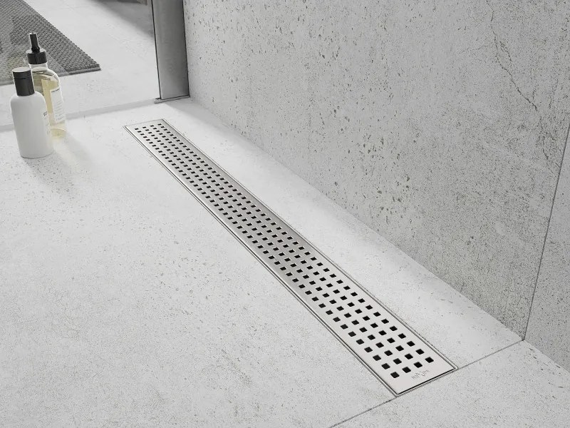 Mexen Flat M08 krytka pro liniový odtok 90 cm, inox - 1025090