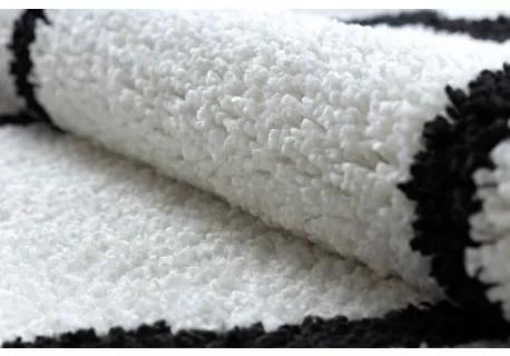 Dywany Luszczow Kusový koberec kulatý BERBER TROIK, bílá Rozměr koberce: 160 cm KRUH
